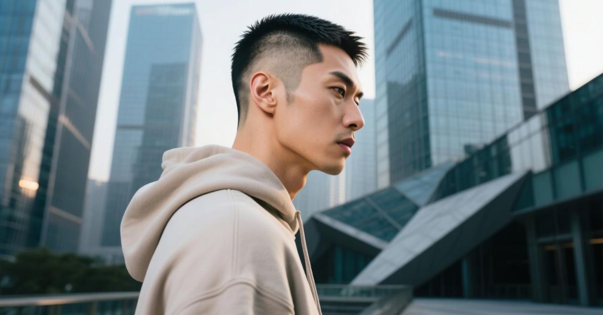 Buzz Cut Styles for Asian Men That Look Sharp & Bold - Barber Model
