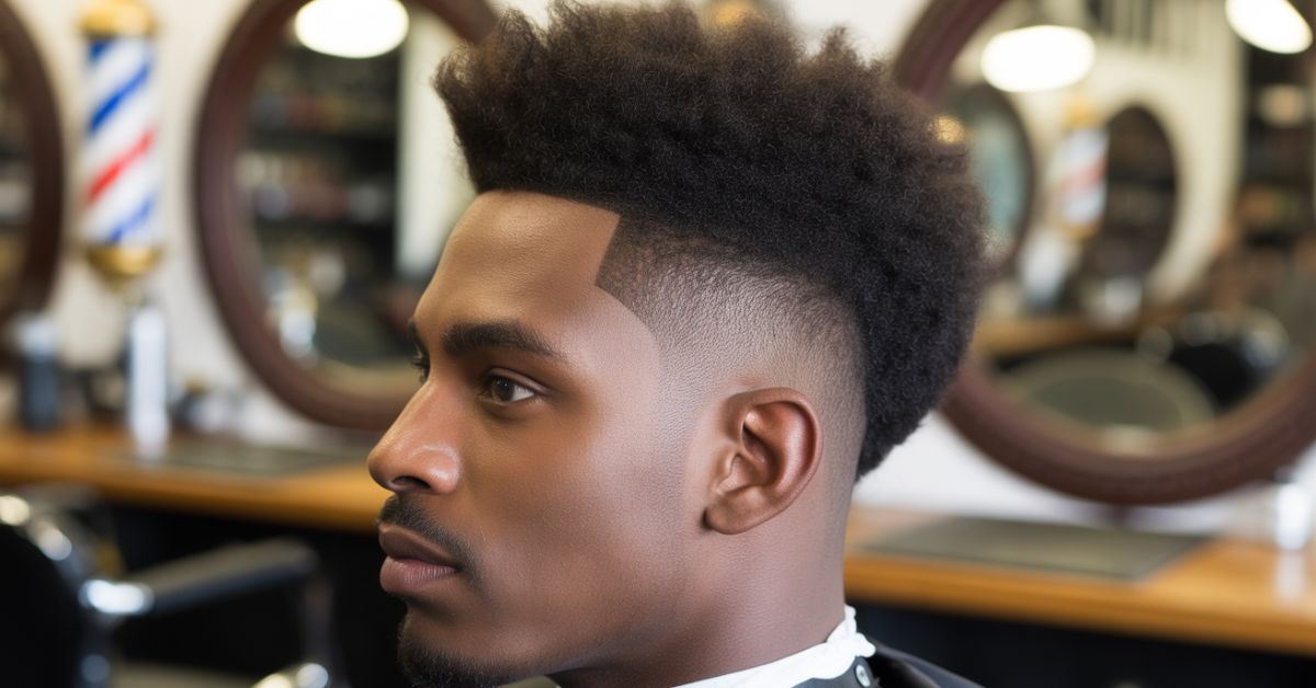 Trendy Afro Men's Haircuts for a Stylish and Confident Look - Barber Model