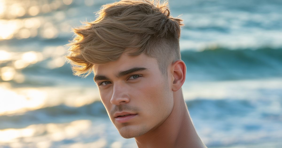 Trendy Surfer Haircut Men Styles for a Cool Beach Look - Barber Model