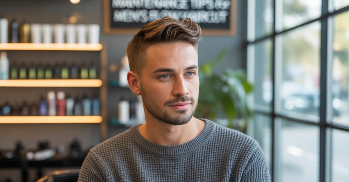 Trendy Men's Flow Haircut Styles for a Modern Look - Barber Model