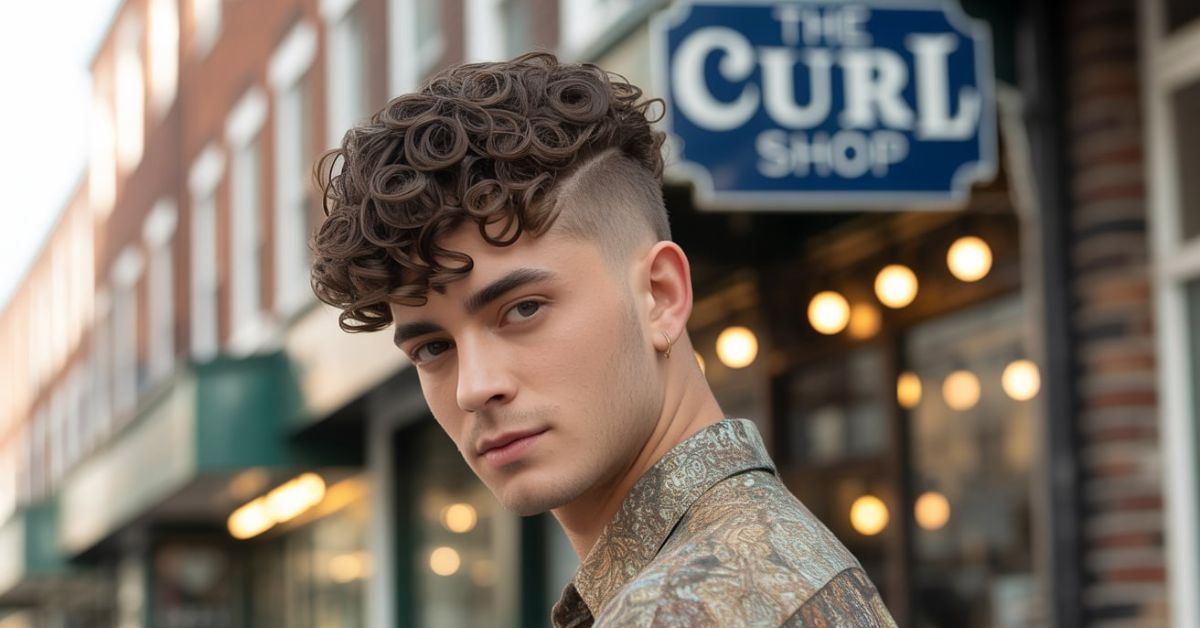 Trendy Perm Haircut Mens Styles for a Modern and Fresh Look - Barber Model