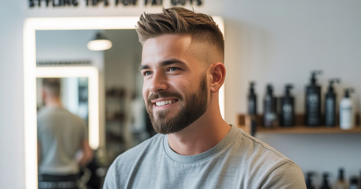 Best Men's Haircuts for Fat Guys to Look Sharp and Stylish - Barber Model