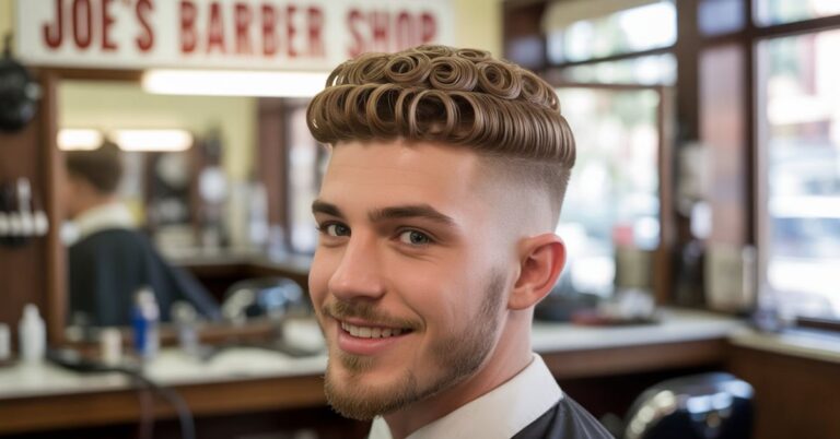 Trendy Perm Haircut Mens Styles for a Modern and Fresh Look - Barber Model