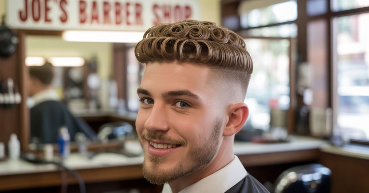 Trendy Perm Haircut Mens Styles for a Modern and Fresh Look - Barber Model