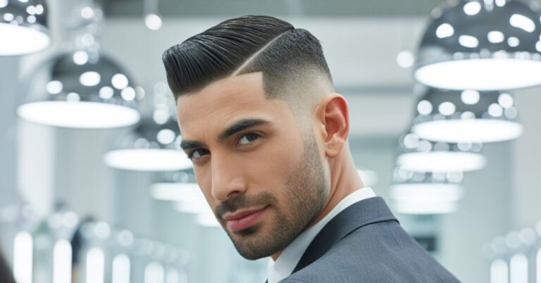 Best Men's Hard Part Haircut Styles for a Sharp Look - Barber Model