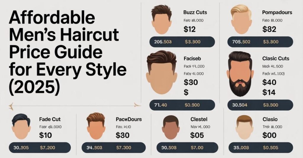 Affordable Men’s Haircut Price Guide for Every Style (2025) - Barber Model