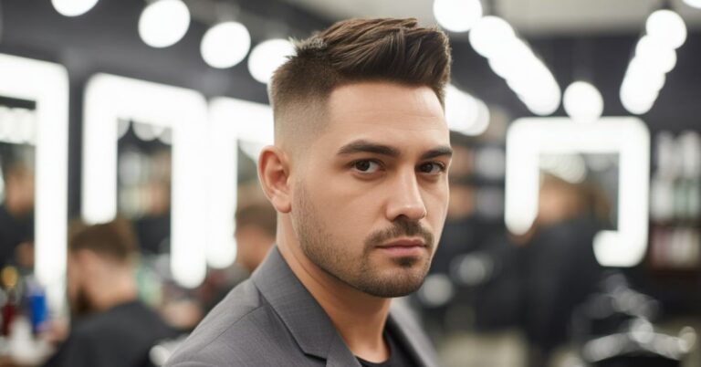 Best Haircuts for Chubby Faces Men to Look Sharp - Barber Model