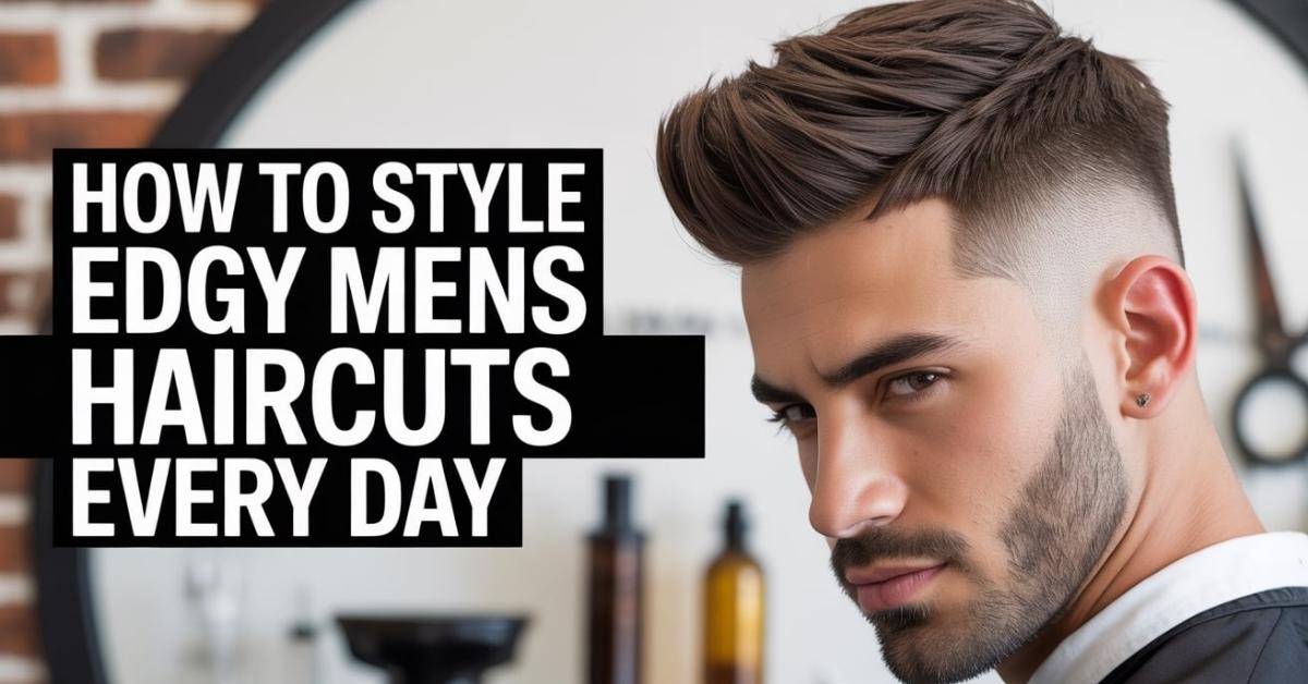 Best Edgy Mens Haircuts for a Bold and Modern Look - Barber Model