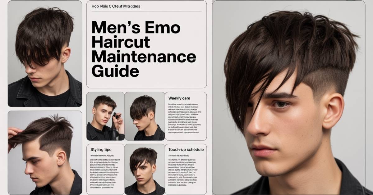 Men’s Emo Haircut Styles That Still Look Cool Today - Barber Model