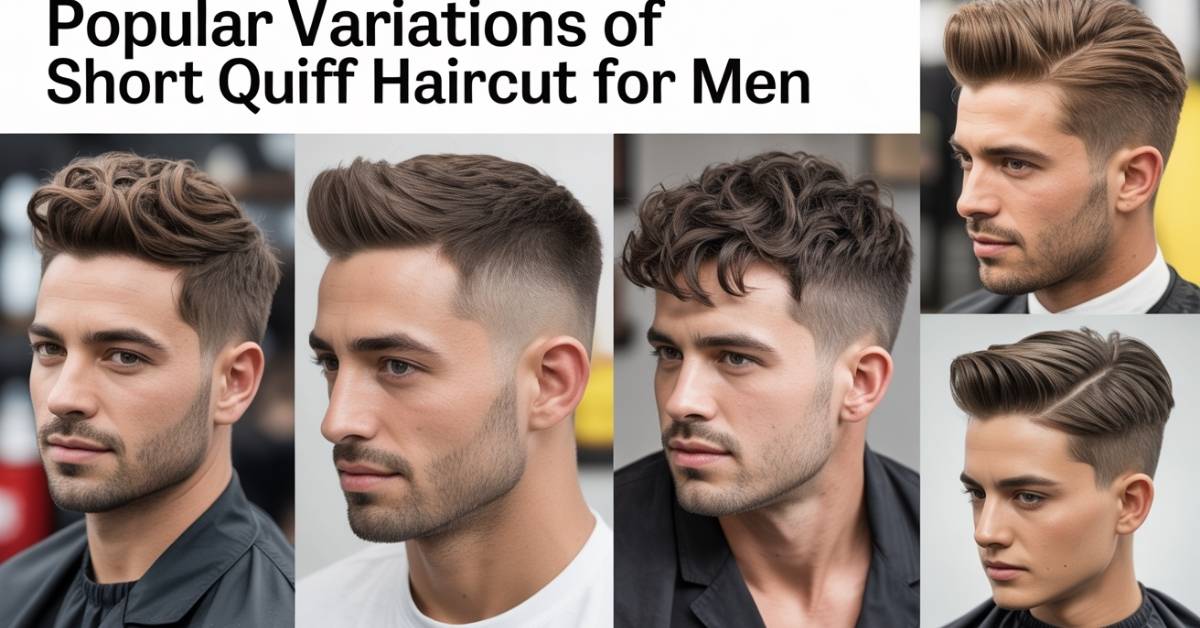 Short Quiff Haircut for Men: Clean, Modern, Stylish Look - Barber Model