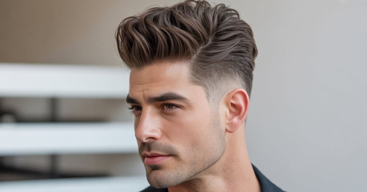 Short Quiff Haircut for Men: Clean, Modern, Stylish Look - Barber Model