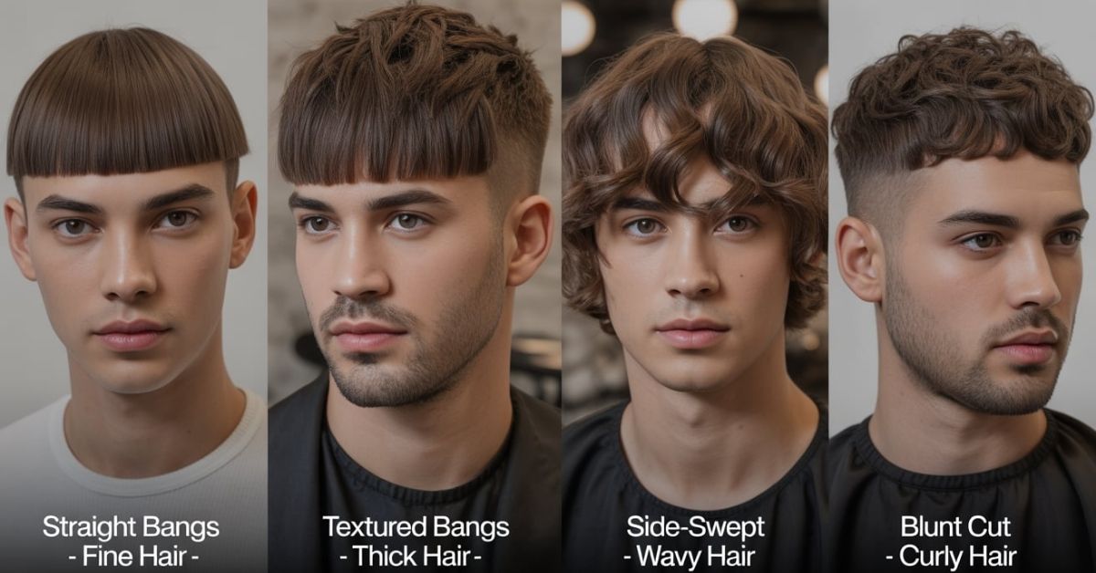 Bang Haircut Men Styles That Look Modern and Trendy - Barber Model
