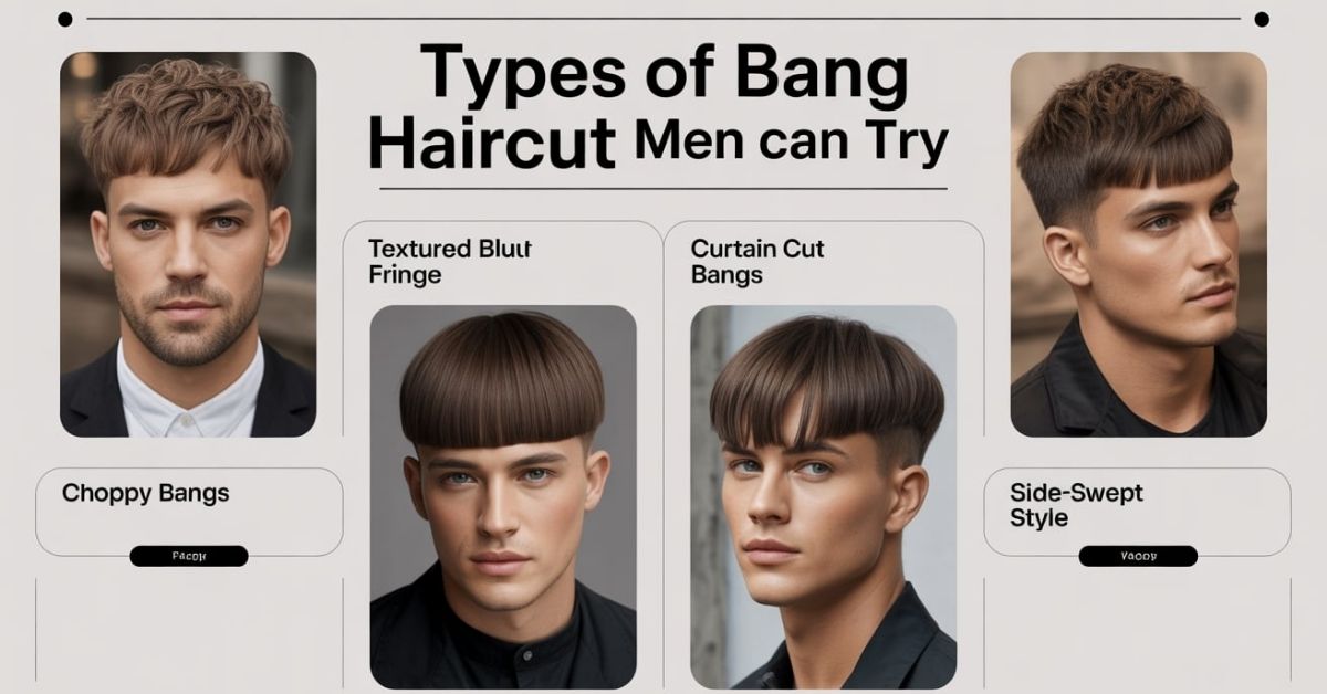 Bang Haircut Men Styles That Look Modern and Trendy - Barber Model
