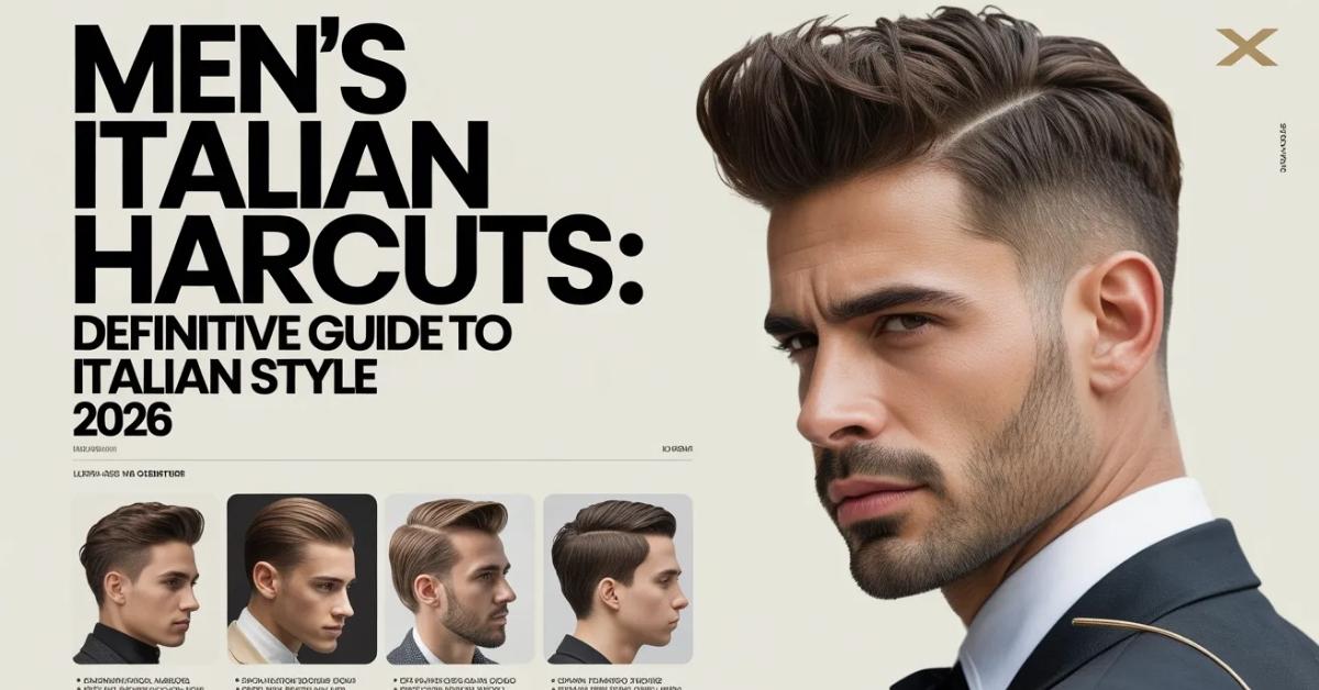 Men’s Italian Haircuts: Definitive Guide to Italian Style 2026 - Barber ...